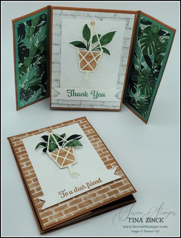 Three Panel Fold Card - Tina Zinck, Stampin' Up! Demonstrator