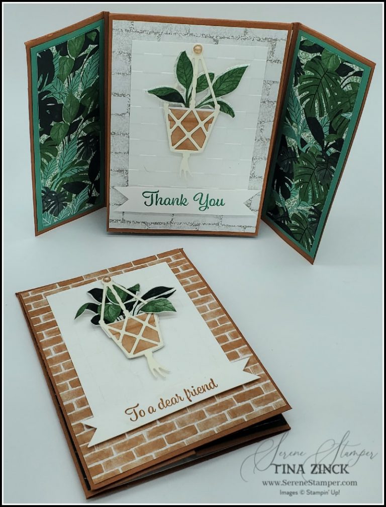 Three Panel Fold Card - Tina Zinck, Stampin' Up! Demonstrator