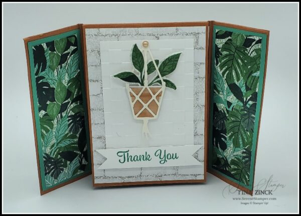 Three Panel Fold Card - Tina Zinck, Stampin' Up! Demonstrator