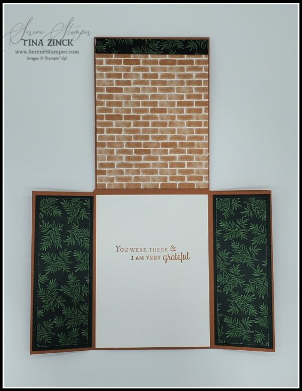 Three Panel Fold Card - Tina Zinck, Stampin' Up! Demonstrator