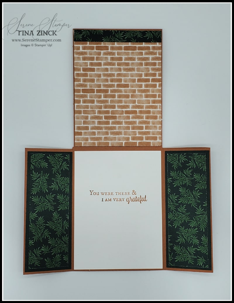 Three Panel Fold Card - Tina Zinck, Stampin' Up! Demonstrator