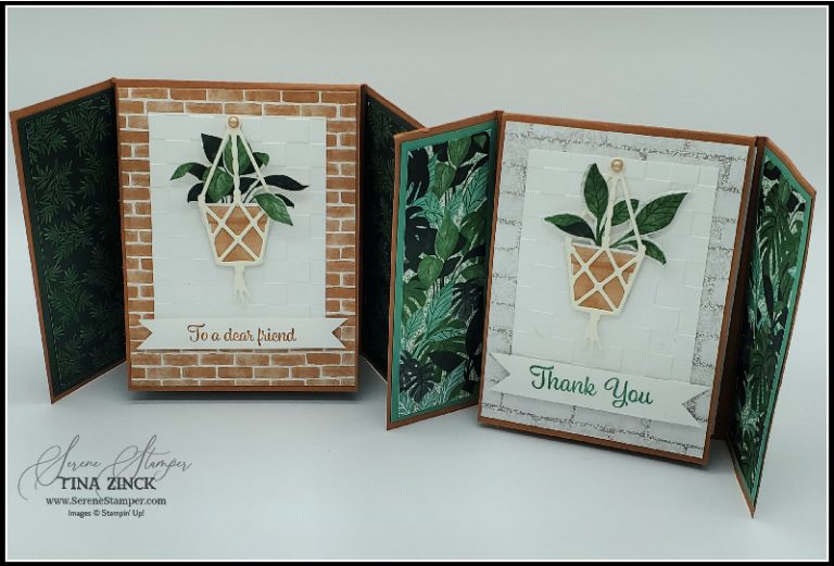 Three Panel Fold Card - Tina Zinck, Stampin' Up! Demonstrator