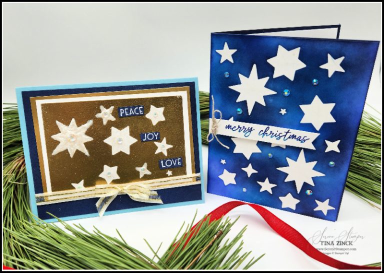 7-Day Christmas Card Series - Day #2 Embossed Masking Technique - Tina ...