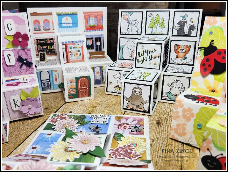 Pyramid Block Cards | Video - Tina Zinck, Stamping Artist & Creative ...