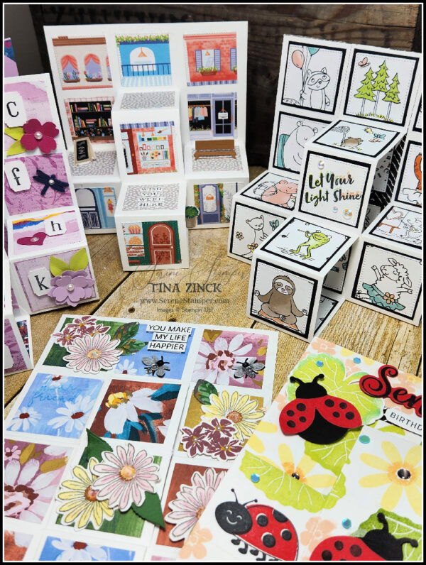 Pyramid Block Cards | Video - Tina Zinck, Stamping Artist & Creative ...