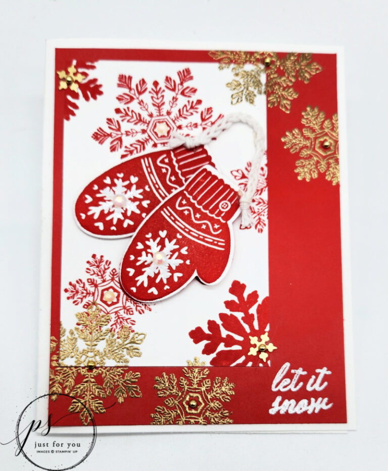 "Sparkling Snowflakes" Card Tutorial - Tina Zinck, Stamping Artist ...
