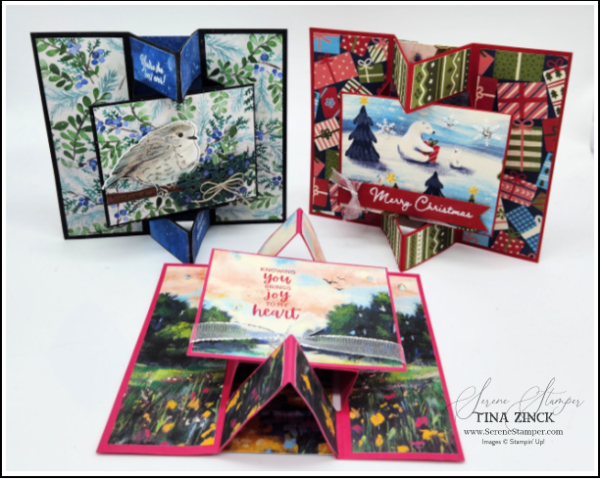 Front Panel Stepper Cards - Tina Zinck, Stamping Artist & Creative Educator