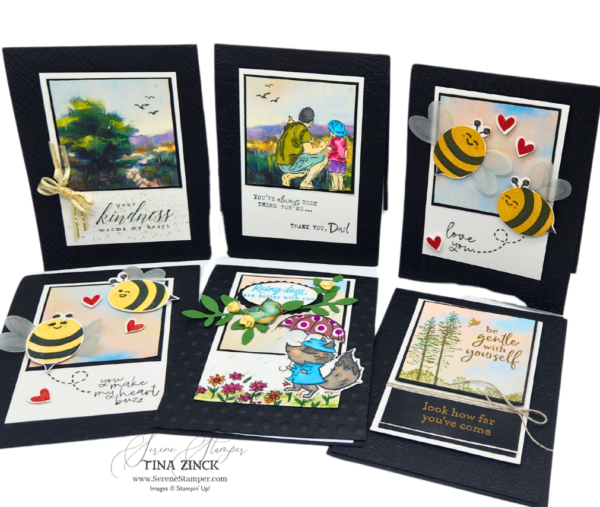 Six Cards With One Layout | Polaroid Cards! - Tina Zinck, Stampin' Up ...