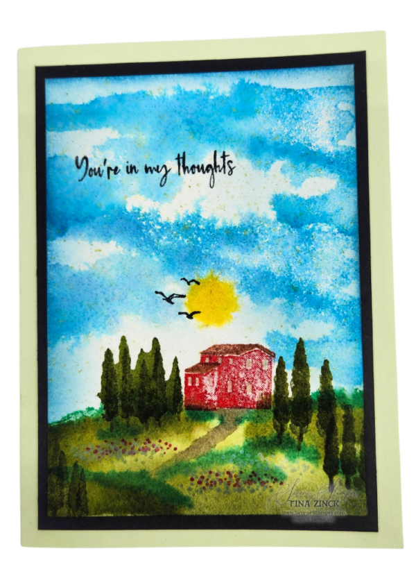 3 Easy Ways to Make Backgrounds for Scenery Cards | HILLS OF TUSCANY ...