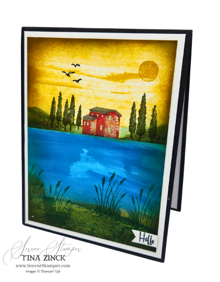 3 Easy Ways to Make Backgrounds for Scenery Cards | HILLS OF TUSCANY ...