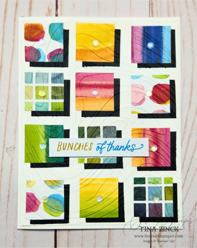 Stunning Shadow Block Technique! - Tina Zinck, Stampin' Up! Demonstrator
