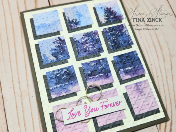 Stunning Shadow Block Technique! - Tina Zinck, Stampin' Up! Demonstrator