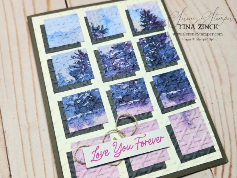 Stunning Shadow Block Technique! - Tina Zinck, Stampin' Up! Demonstrator