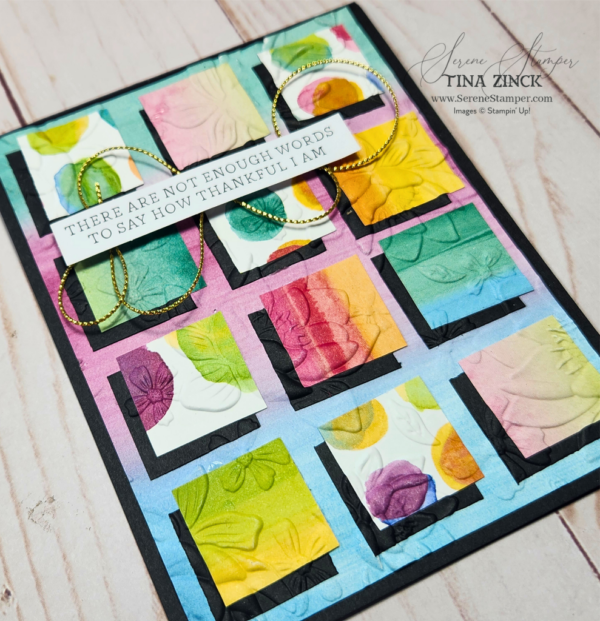 Stunning Shadow Block Technique! - Tina Zinck, Stampin' Up! Demonstrator