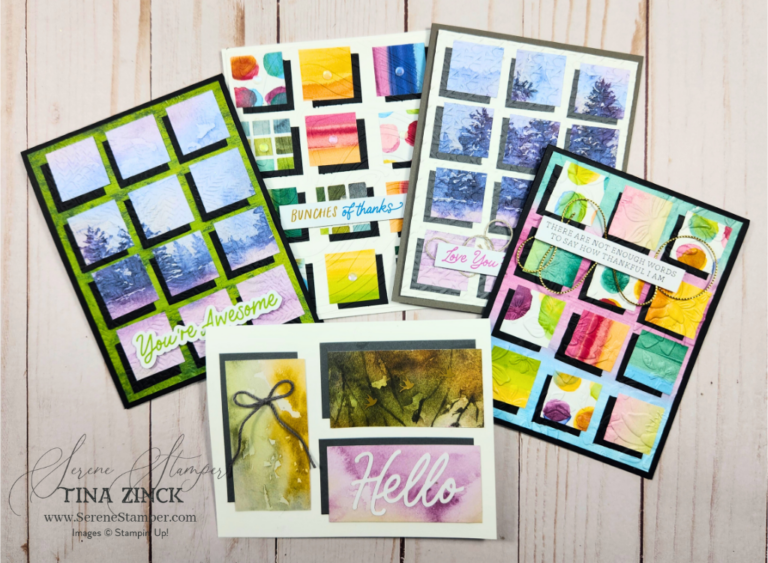 Stunning Shadow Block Technique! - Tina Zinck, Stampin' Up! Demonstrator