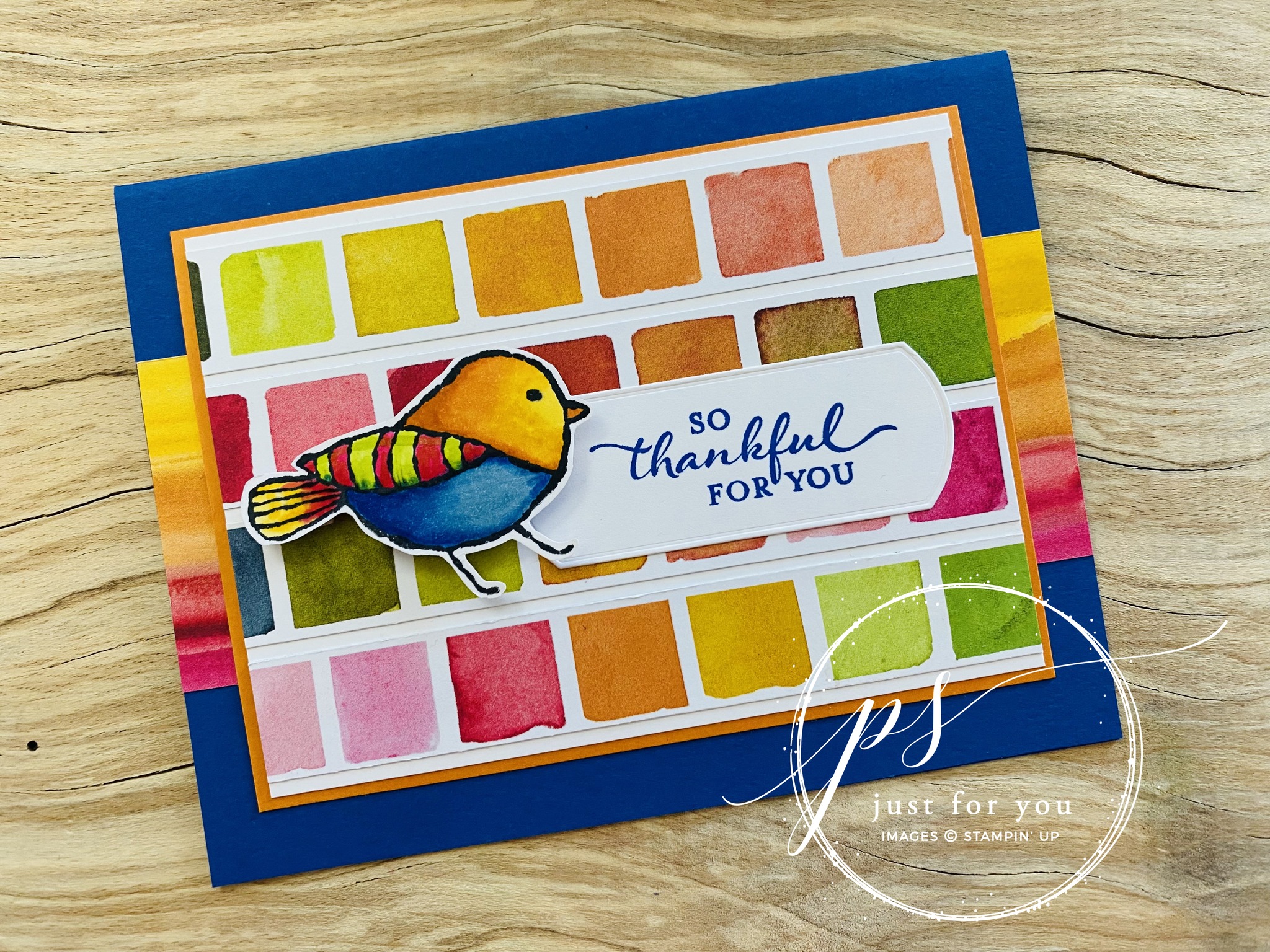"So Thankful For You" Card Tutorial - Tina Zinck, Stampin' Up! Demonstrator